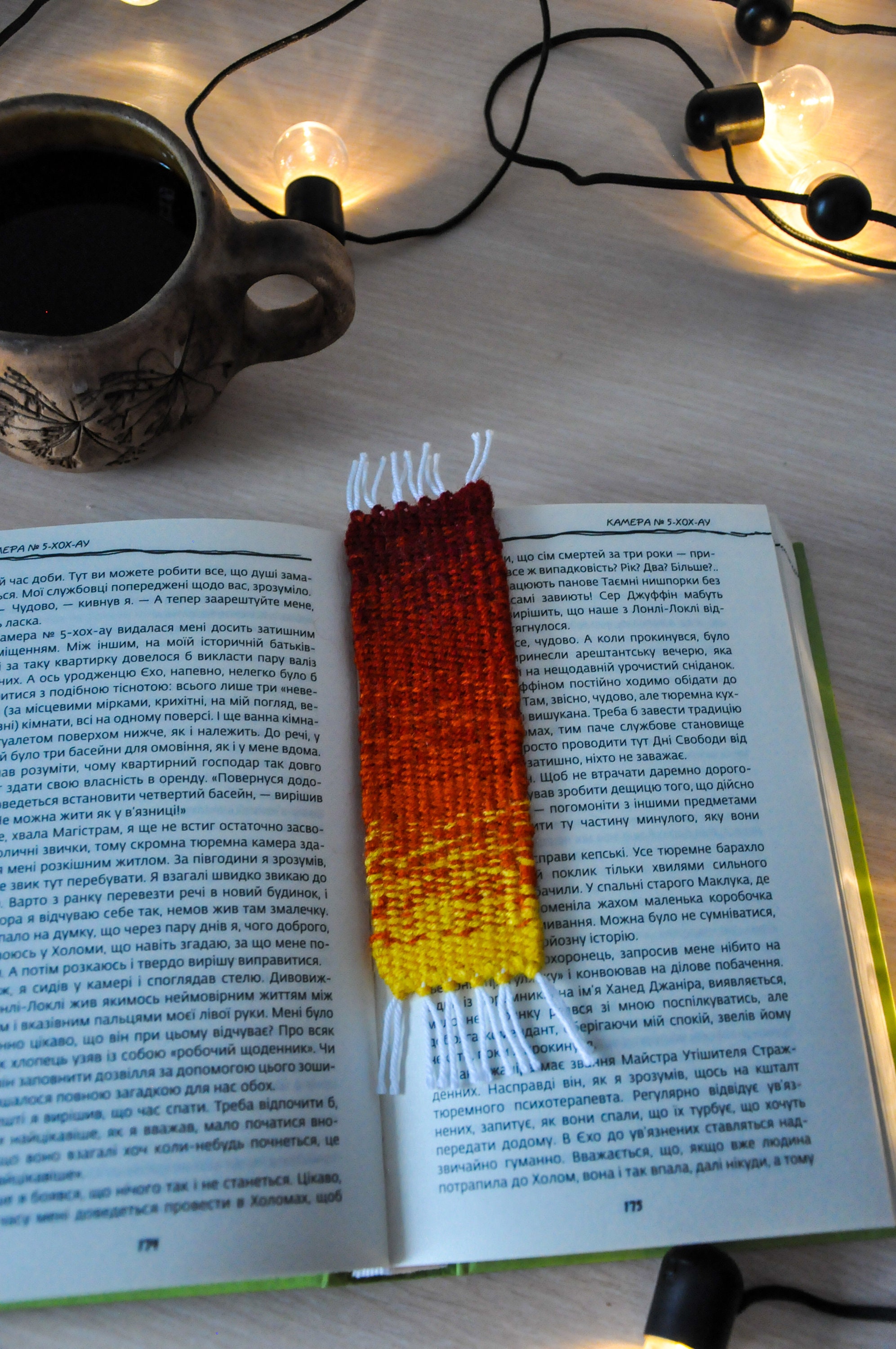 Hand Woven Bookmark Handmade Bookmark Woven Wool bookmark | Etsy