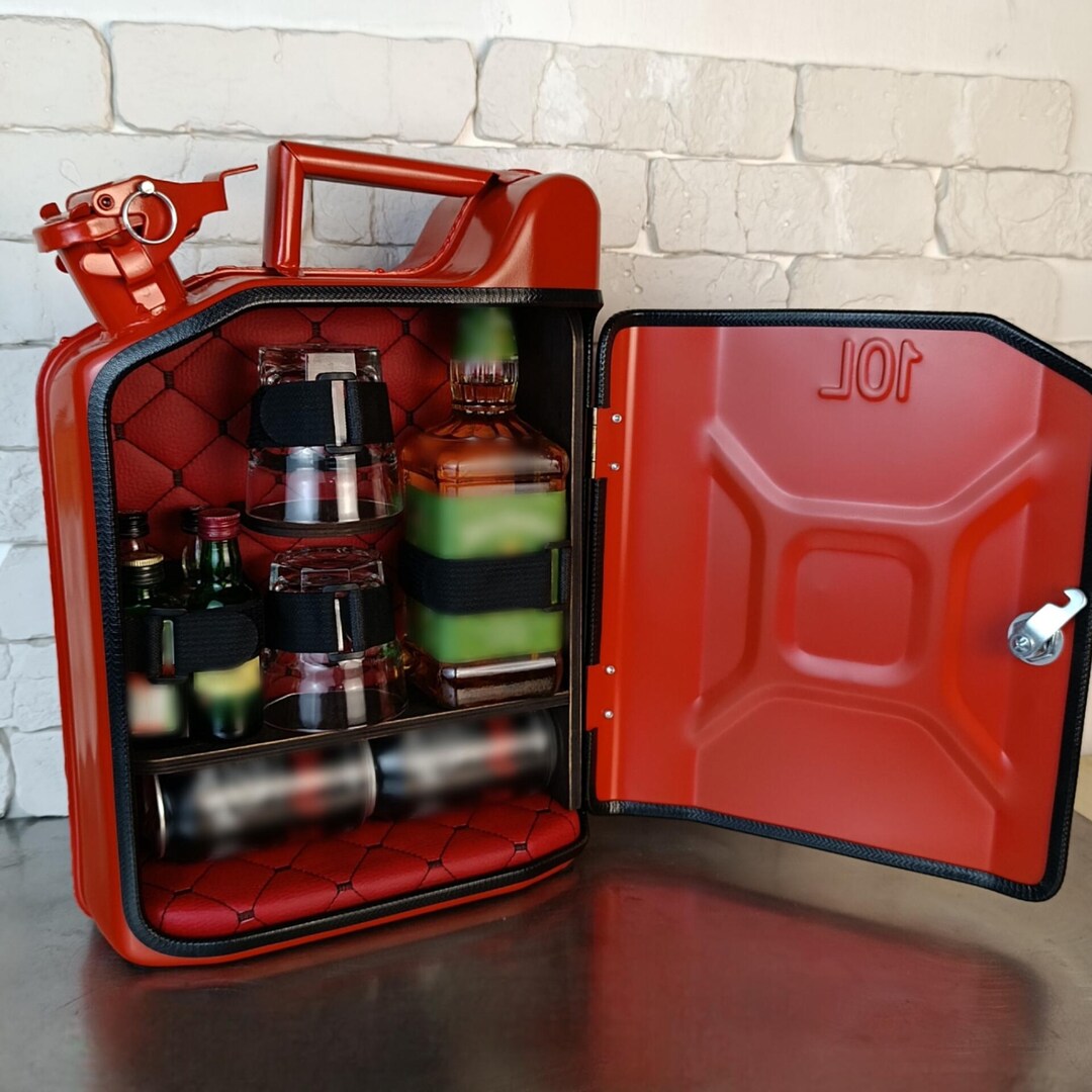Jerry Can Mini Bar, Portable Drinks Cabinet, Christmas Gift Set - Etsy