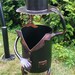 Waste Bin Trash Can Trash Bin Garden Sculpture, Garbage Can, Garden ...