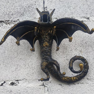 Coat Hook Dragon, Dragon Hook, Animal Coat Hooks, Hanger, Rustic Coat ...