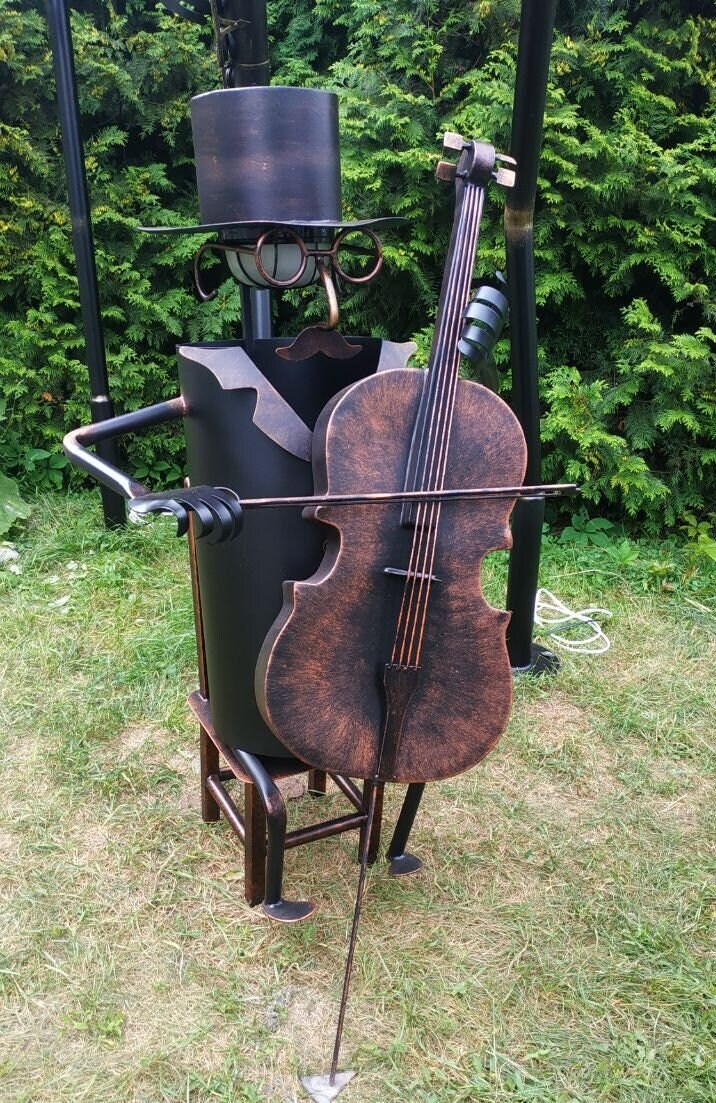 Waste Bin Trash Can Trash Bin Garden Sculpture, Garbage Can, Garden ...