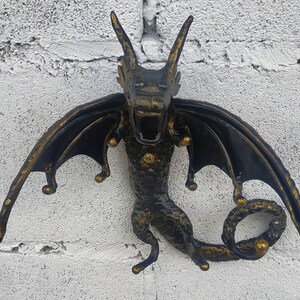 Coat Hook Dragon, Dragon Hook, Animal Coat Hooks, Hanger, Rustic Coat ...