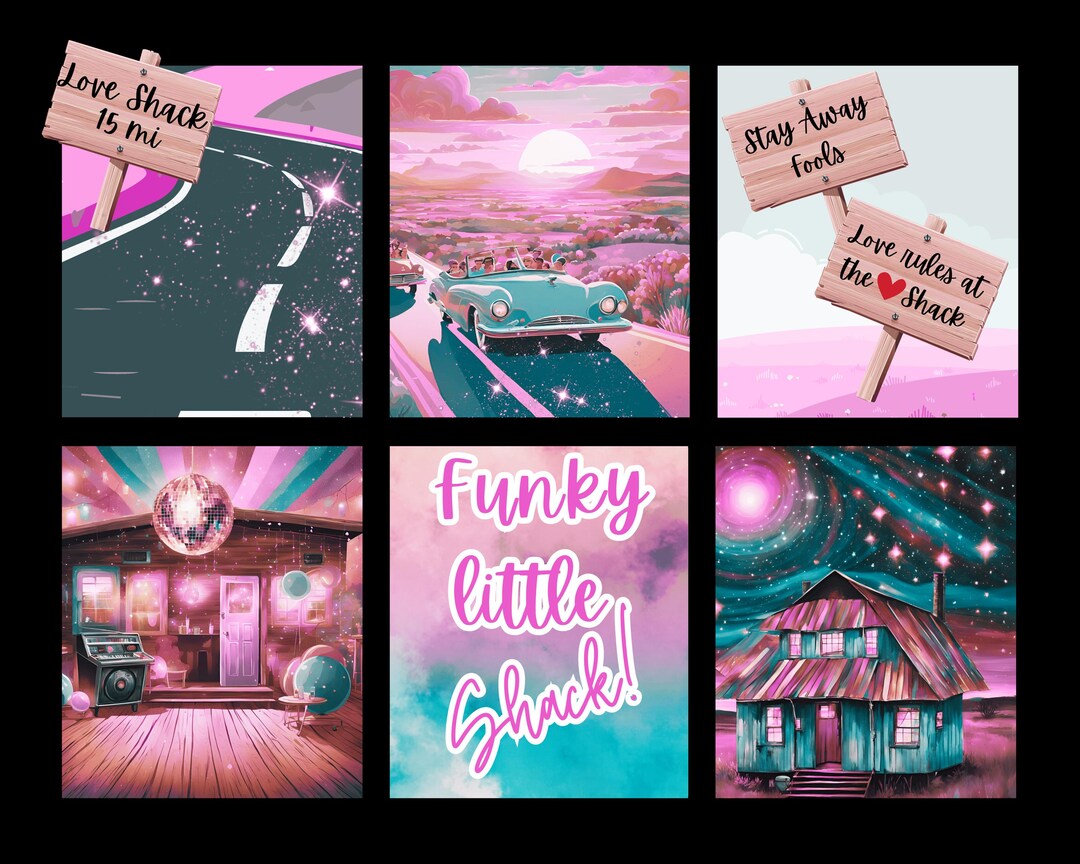 IYKYK COLLECTION Love Shack, Funky Little Shack Love Getaway, 80s Music ...