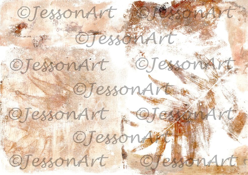 AUTUMN LEAVES 9 Junk Journal Background Digital Printable - Etsy