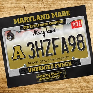 Pledge Poster "license" Plate Poster - Etsy