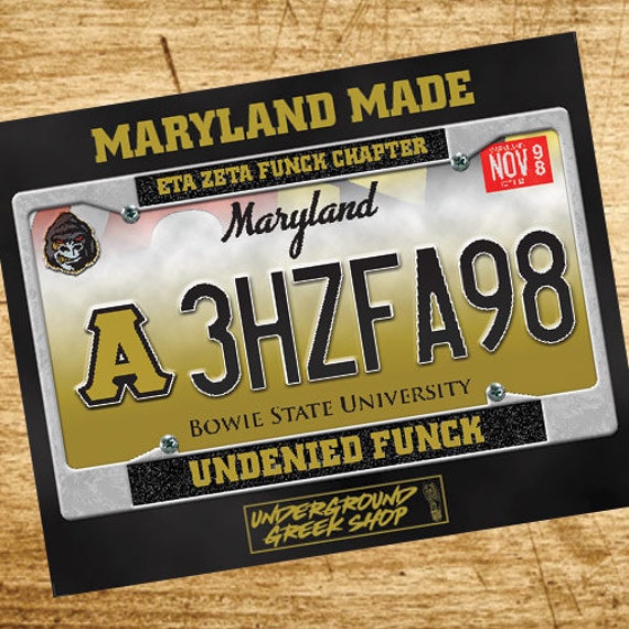 Pledge Poster license Plate Poster - Etsy