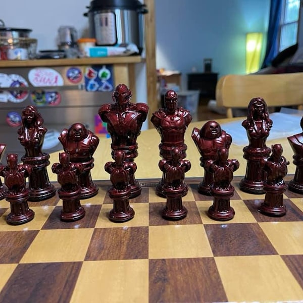 Spiderman Chess Set - Etsy Ireland