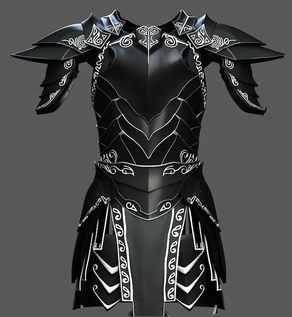 Skyrim Ebony Armor Drawing