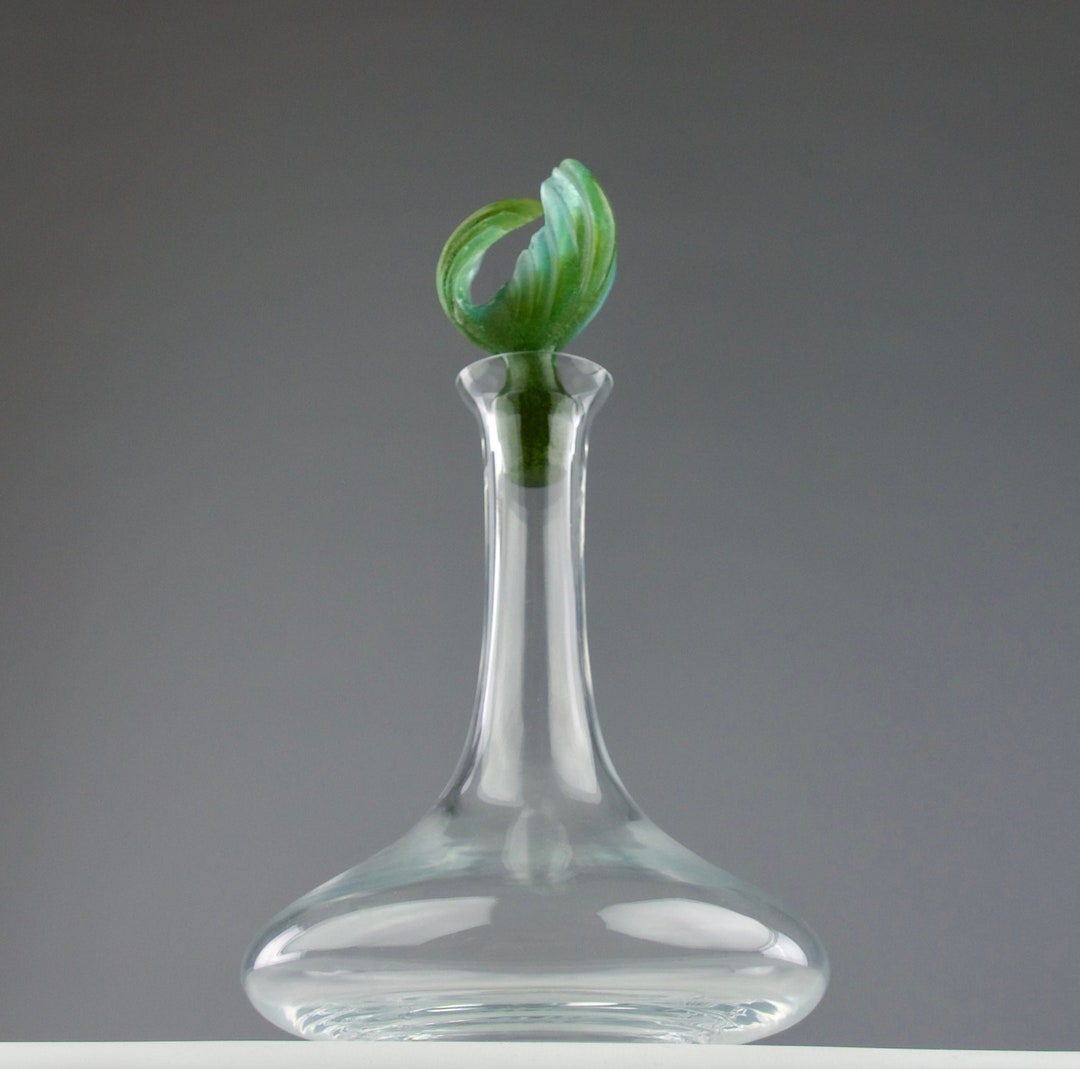 Daum France | "palm" Carafe | France 1980 - Etsy