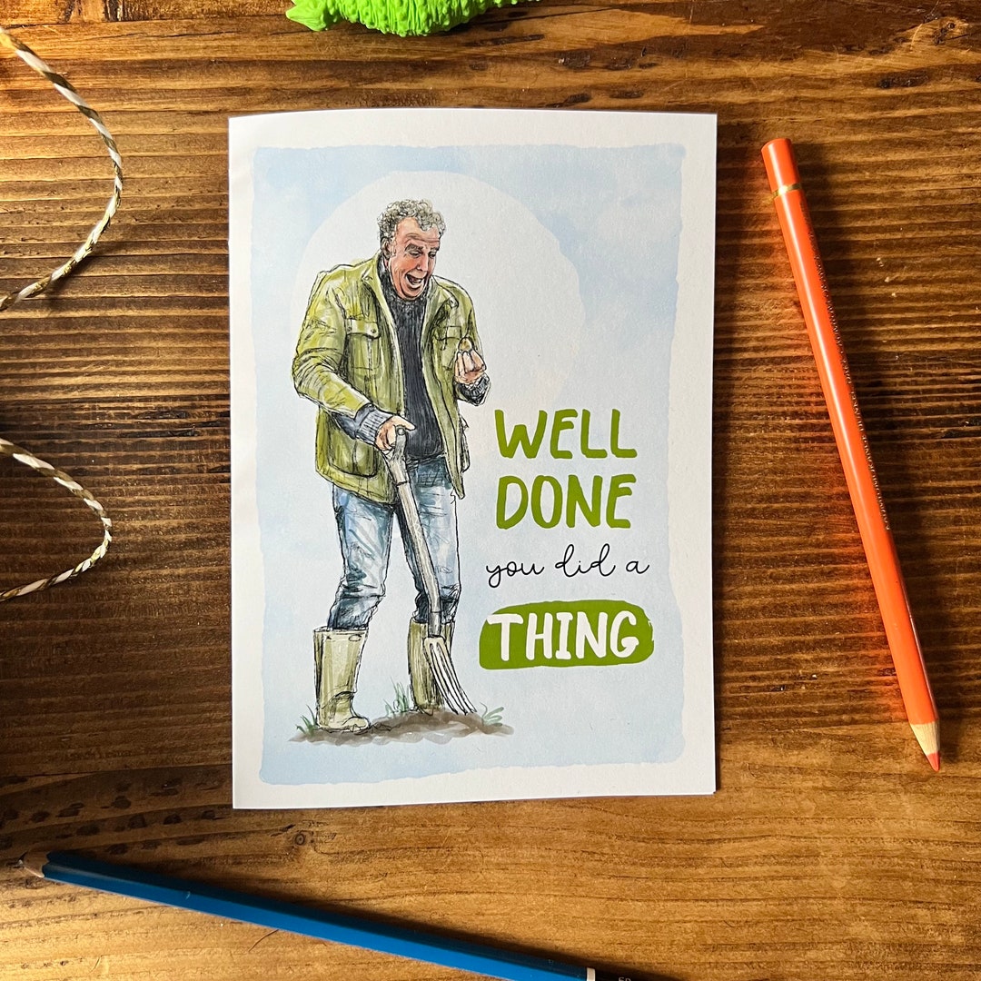 You Did a Thing Congratulations Well Done Card Clarksons - Etsy UK