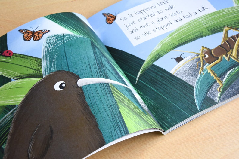 Childrens Book With Kiwi Bird "kiki the Kiwi / Kiki Der Kiwi ...