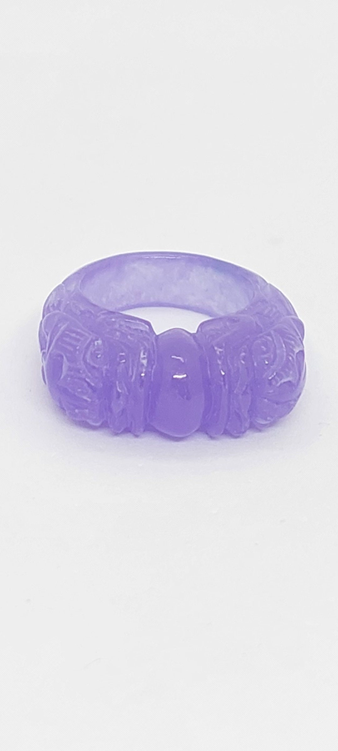 LAVENDER Dragon Jade Ring. Big Jade Ring. DRAGON Ring. Gift for Him/her ...