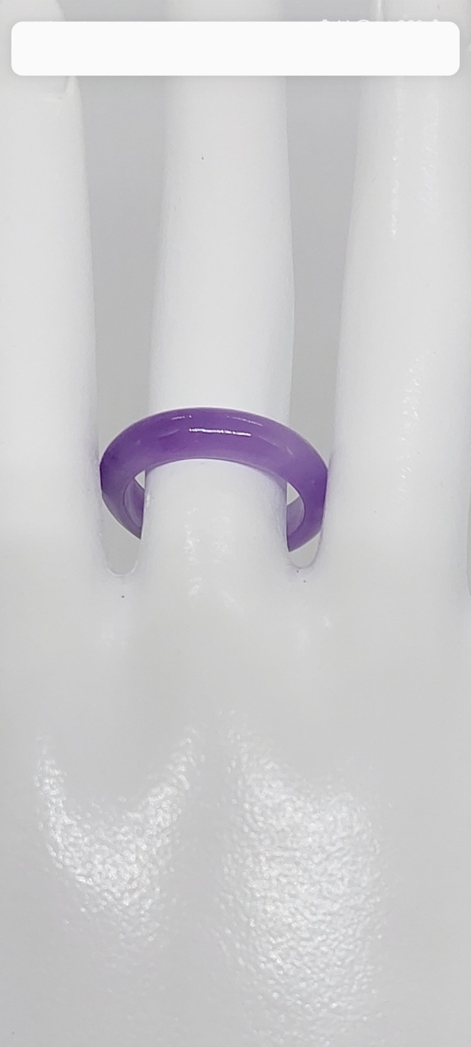 Lavender Jade Band Ring: Gemstone Stacking Ring, 4mm Wide - Etsy