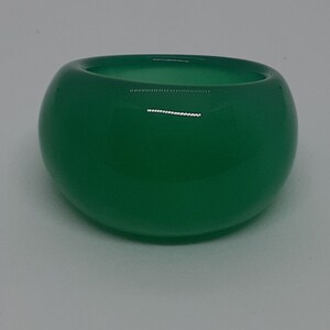 Jade Multi Color Ring, Big Jade Dome Ring, Chinese Jade Ring, Chunky ...