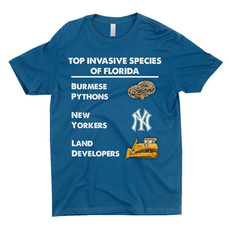 Invasive Species of Florida Pythons New Yorkers Land Developers Funny ...