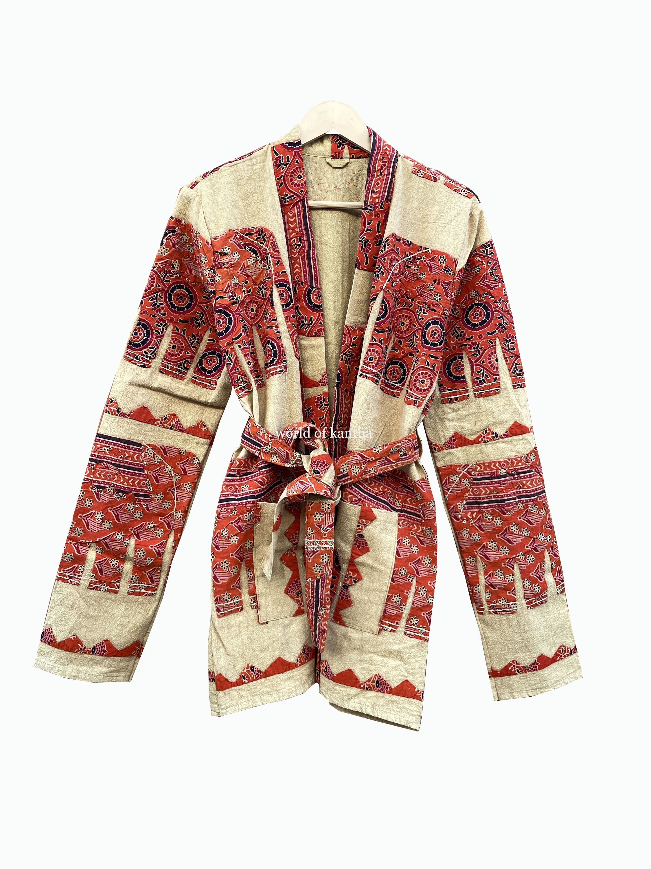 Traditional Indian Cotton Jackets, Handmade Short Jacket, Winter Jacket ...