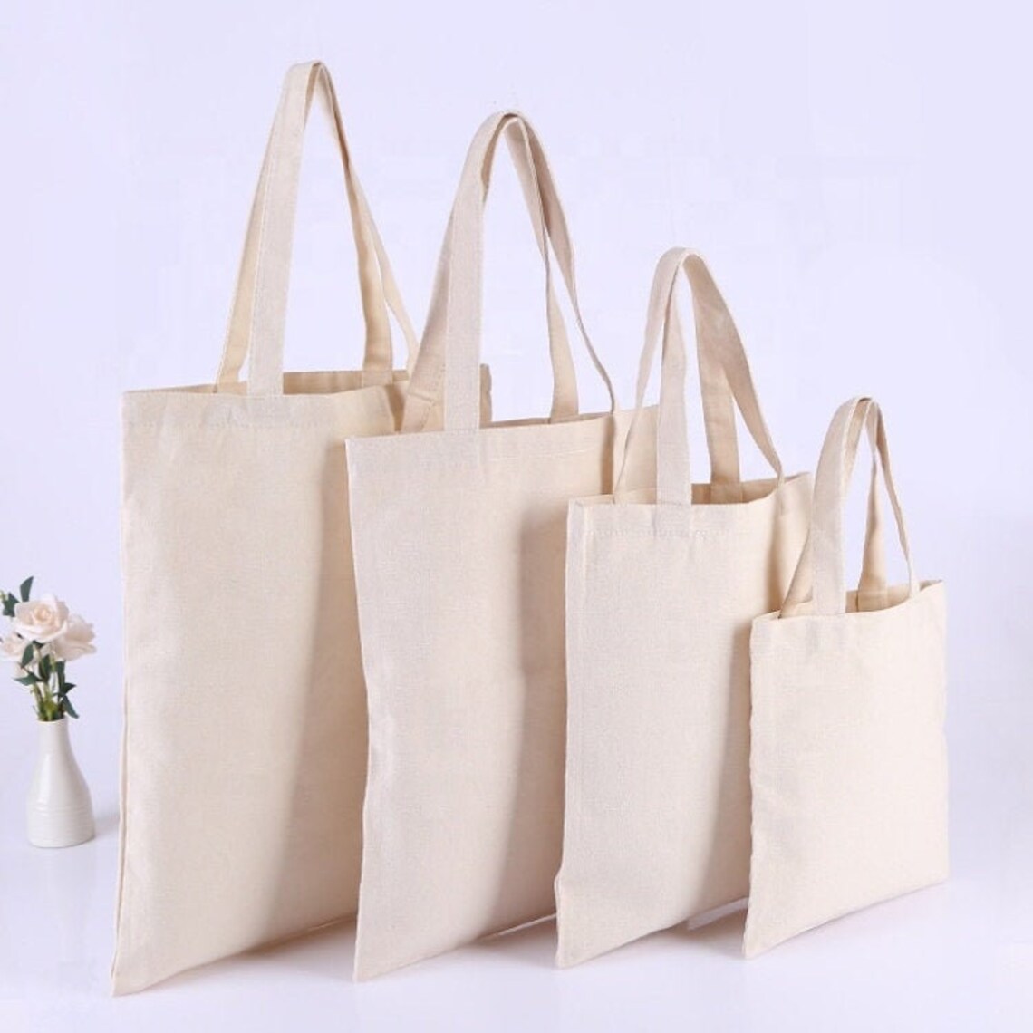 Samples of Merchant Tote Bags With Desired Image and Custom - Etsy