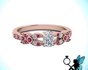 Ruby Fairy Engagement Rings - Etsy