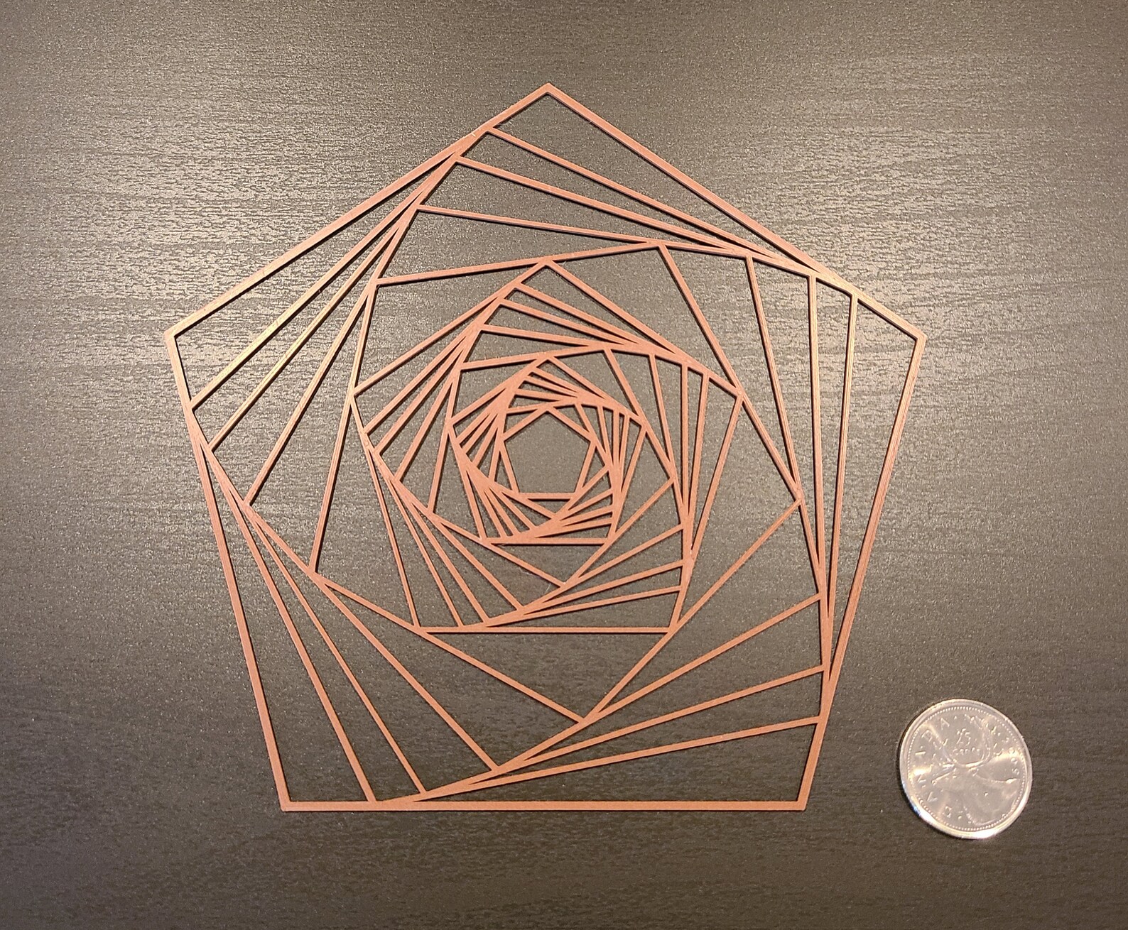 Pentagon Spiral Sacred Geometry - Etsy Canada