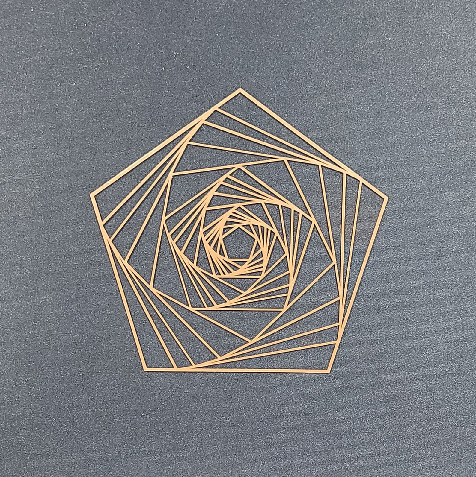 Pentagon Spiral Sacred Geometry - Etsy Canada