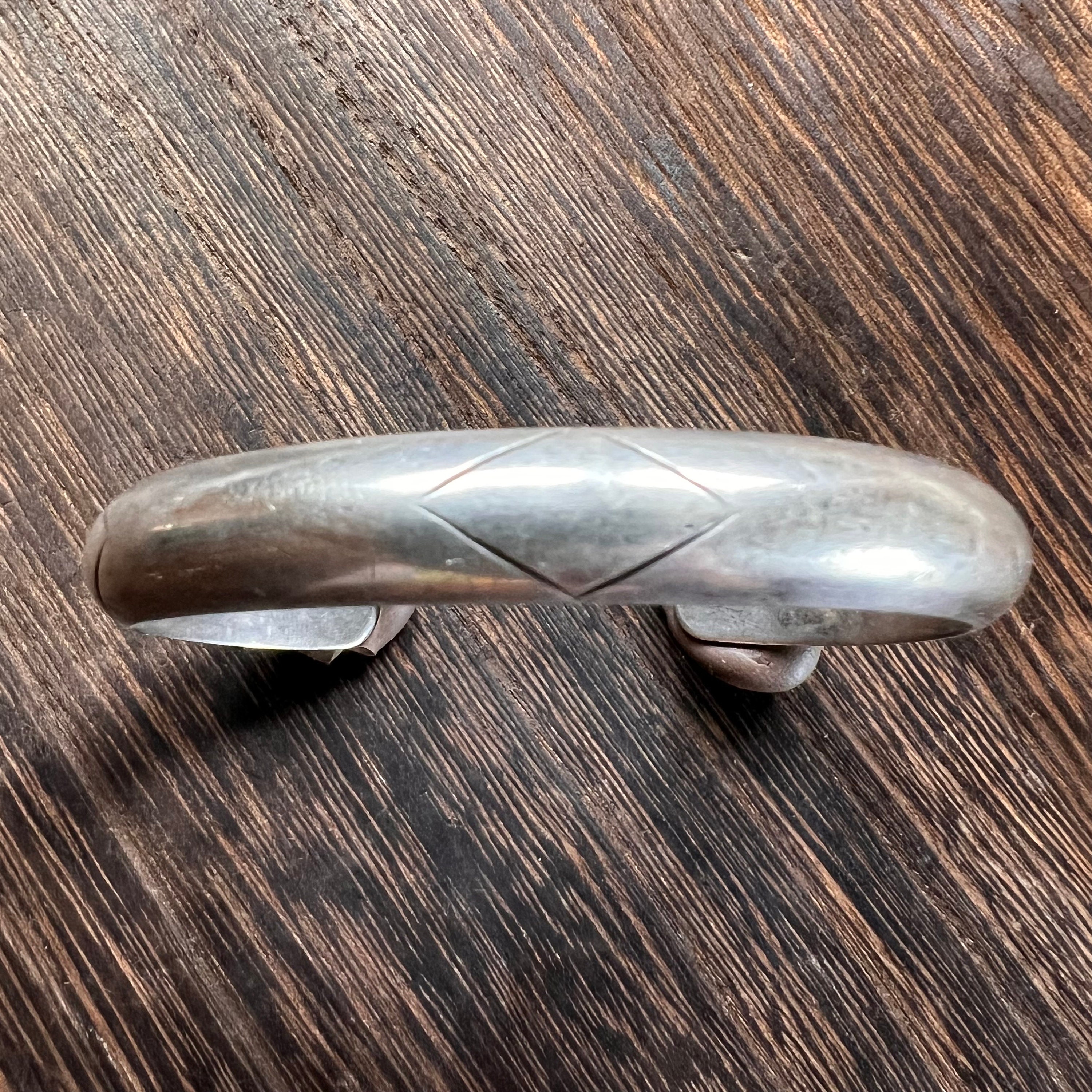 1920s Navajo Silver Cuff With Chisel Work - Etsy