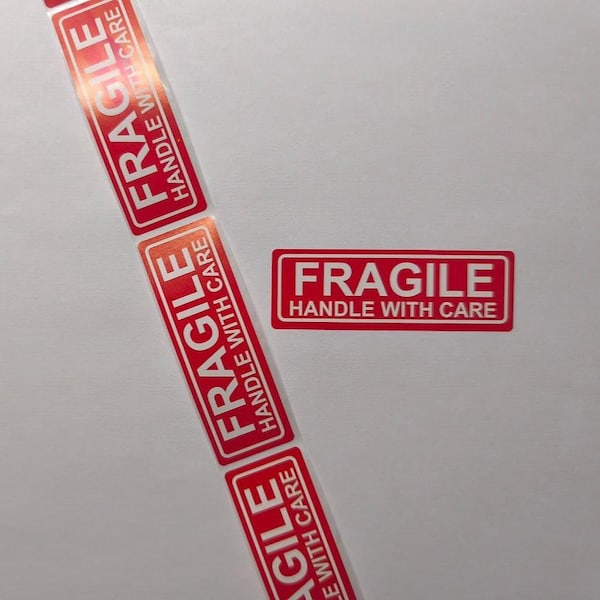 Fragile Warning Label - Etsy