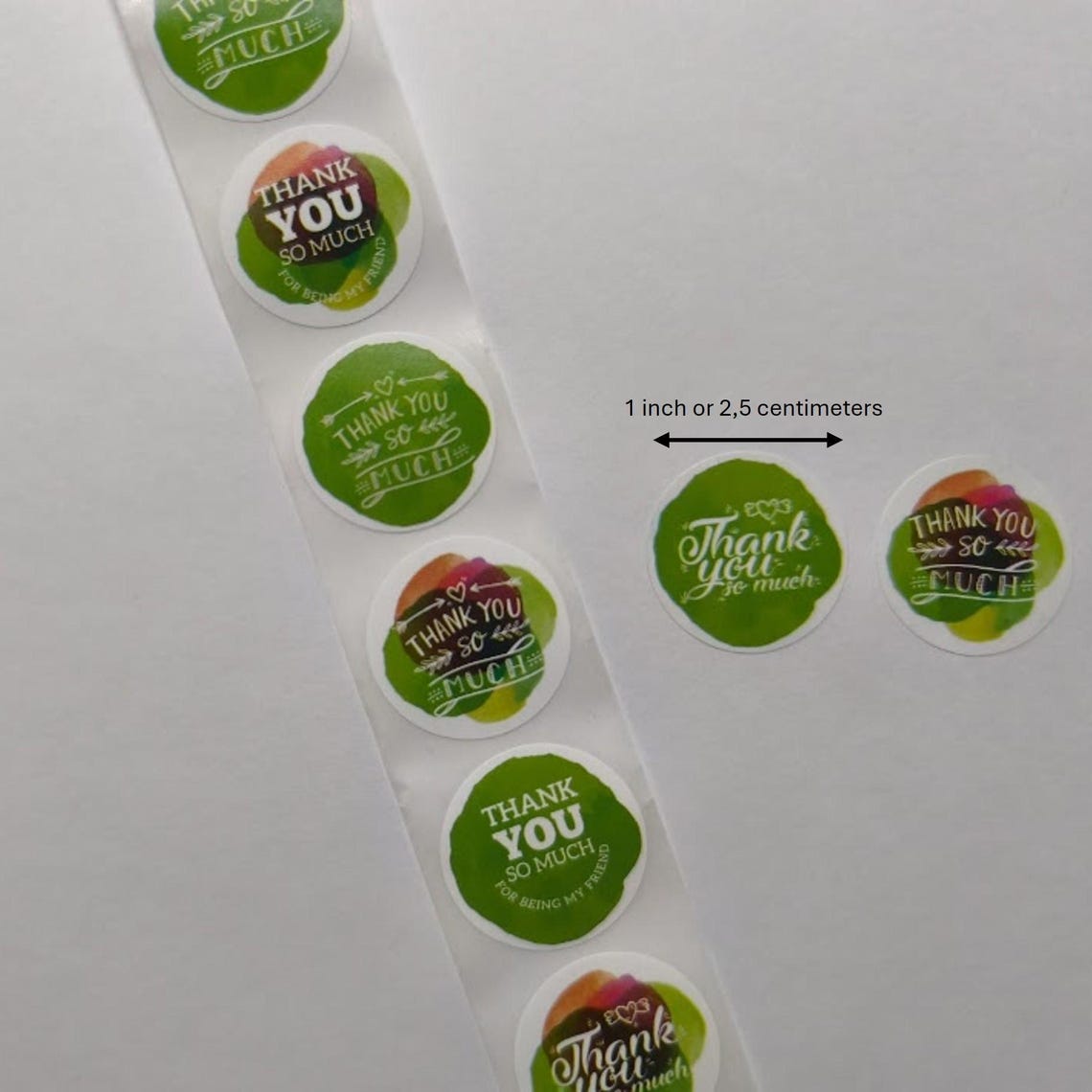 Thank You so Much Stickers | Sealstickers, 1 Inch - Etsy