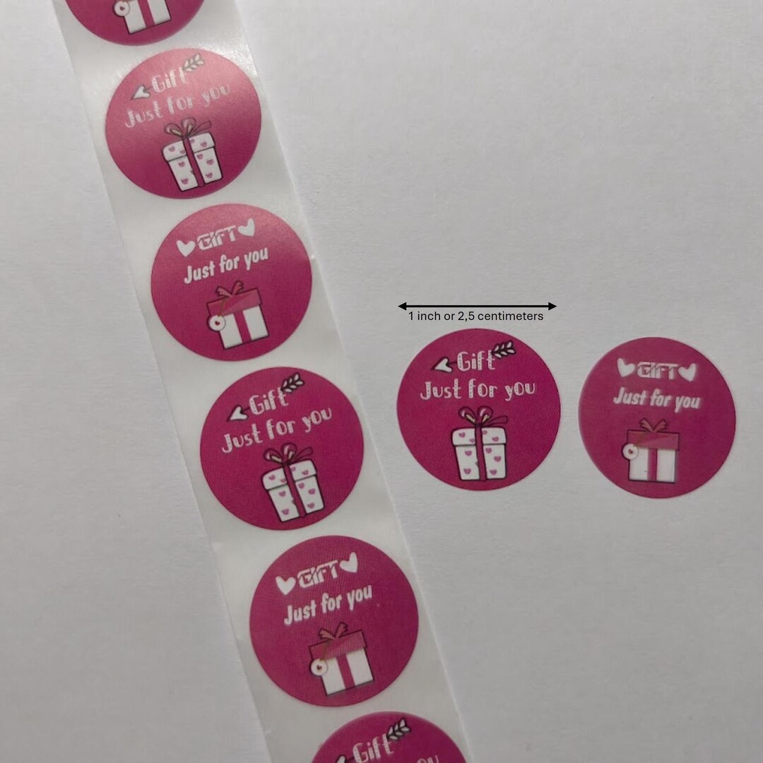 Gift Just for You Stickers | Sealstickers, 1 Inch - Etsy