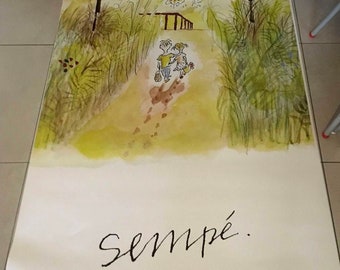 Sempé Original Exhibition Poster - Etsy