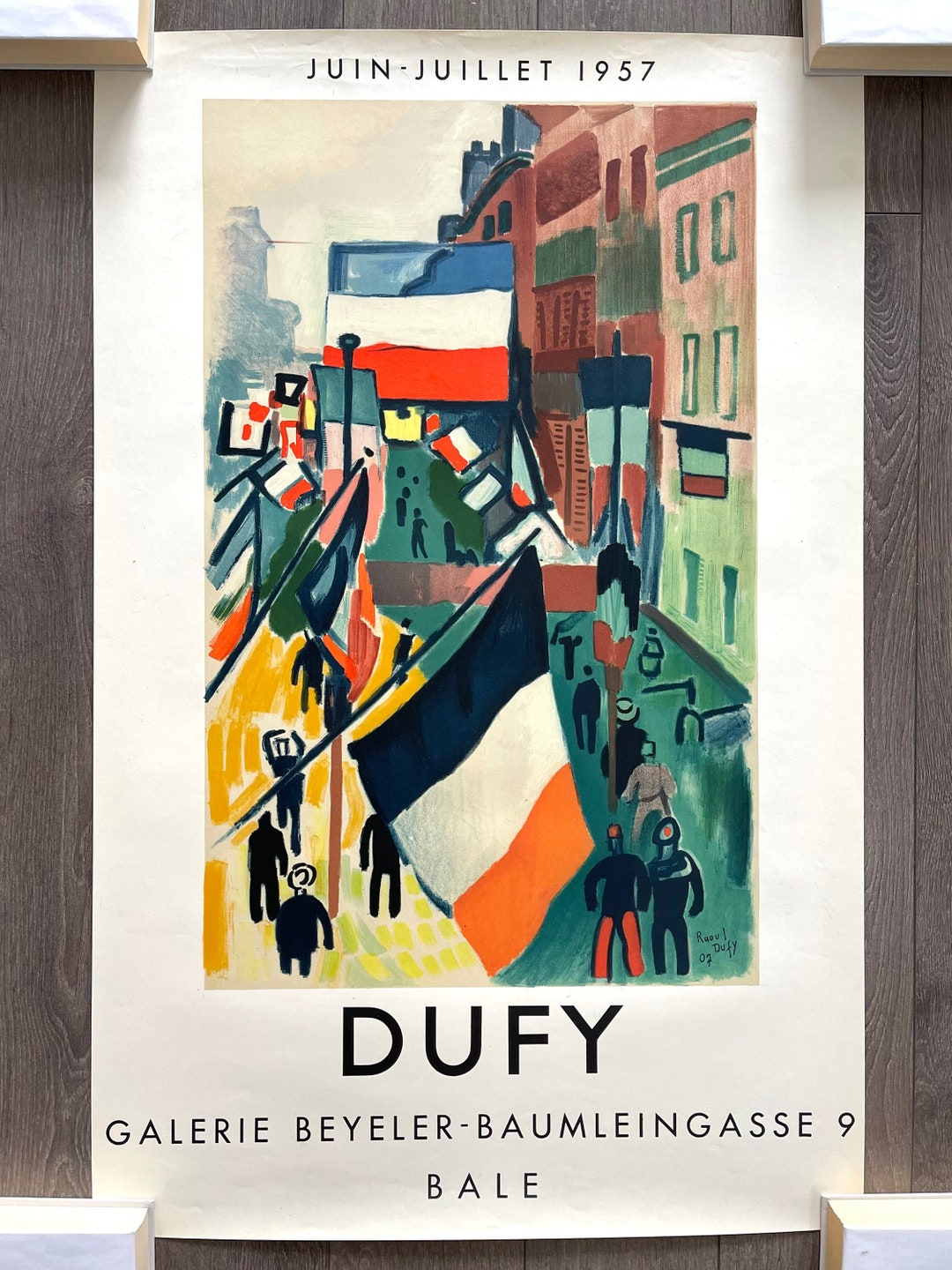 Original Raoul Dufy Poster 1957 - Mourlot - Etsy