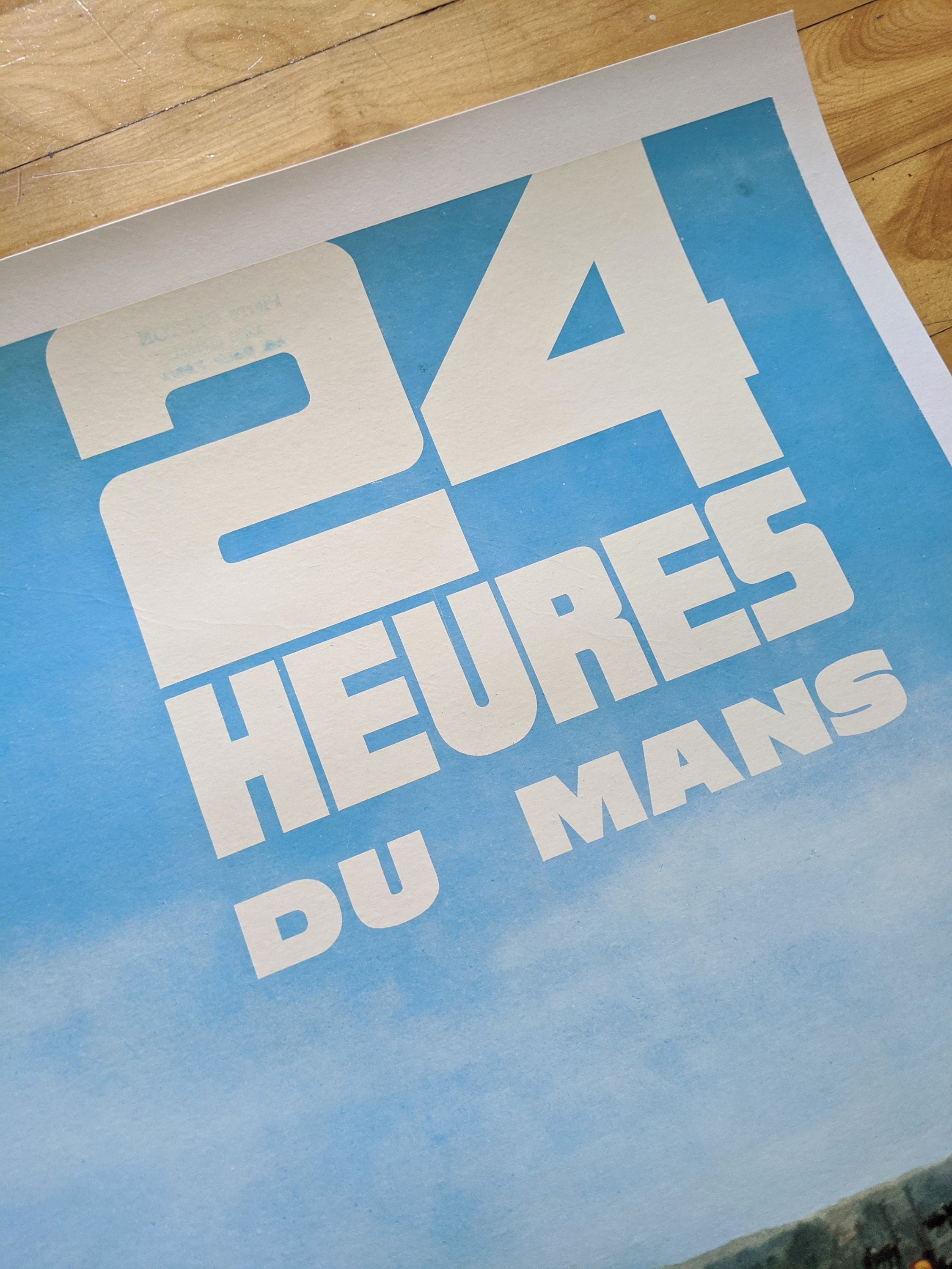 Original Poster Le Mans 24 Hours Racing - 1965 - Etsy