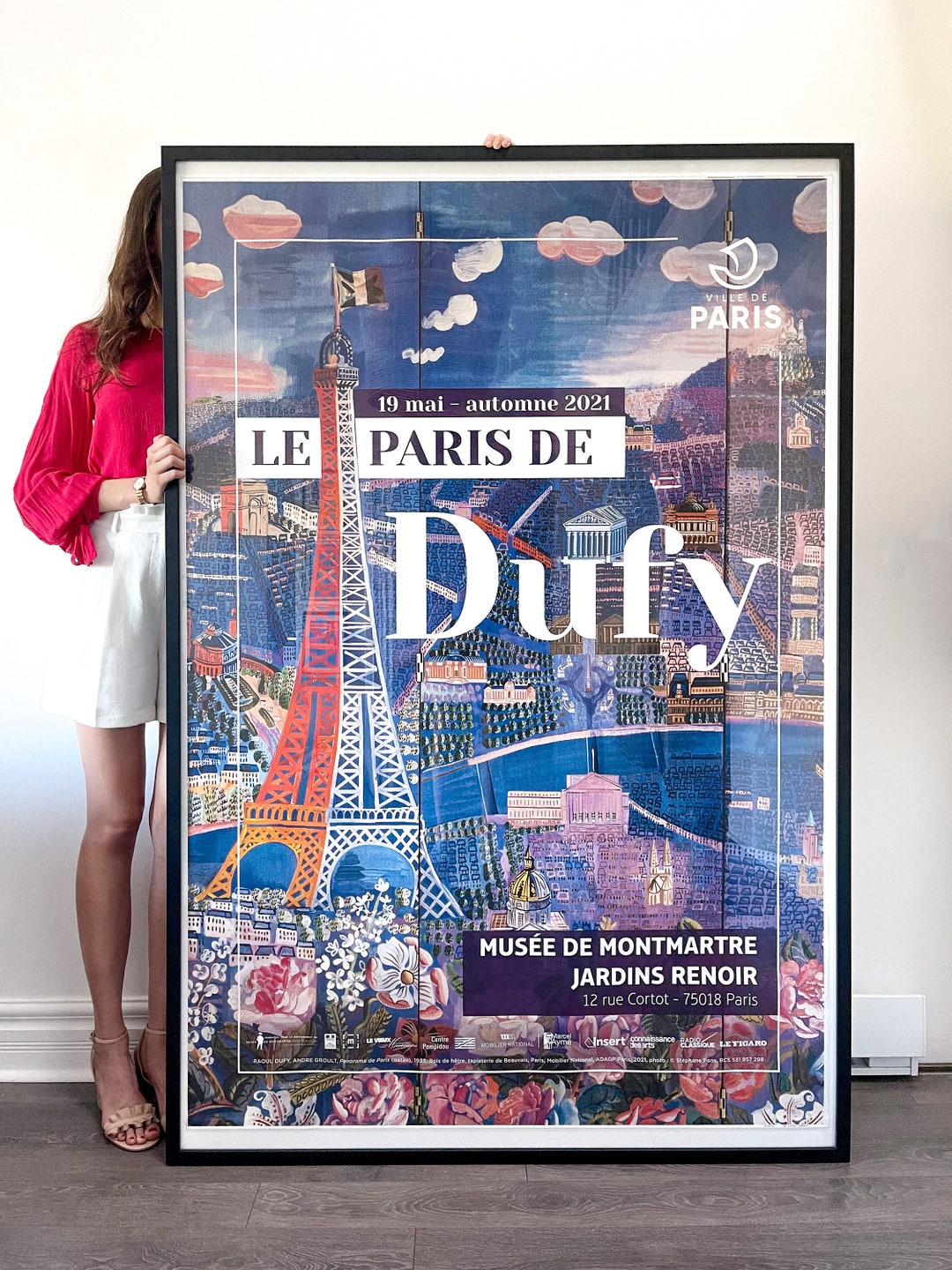 Original Large Poster Raoul Dufy 2021 - Musée De Montmartre - Big Size ...