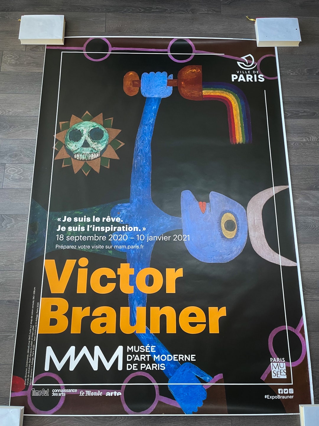 Original Exhibition Victor Brauner Poster 2020 4x6ft - Etsy Canada