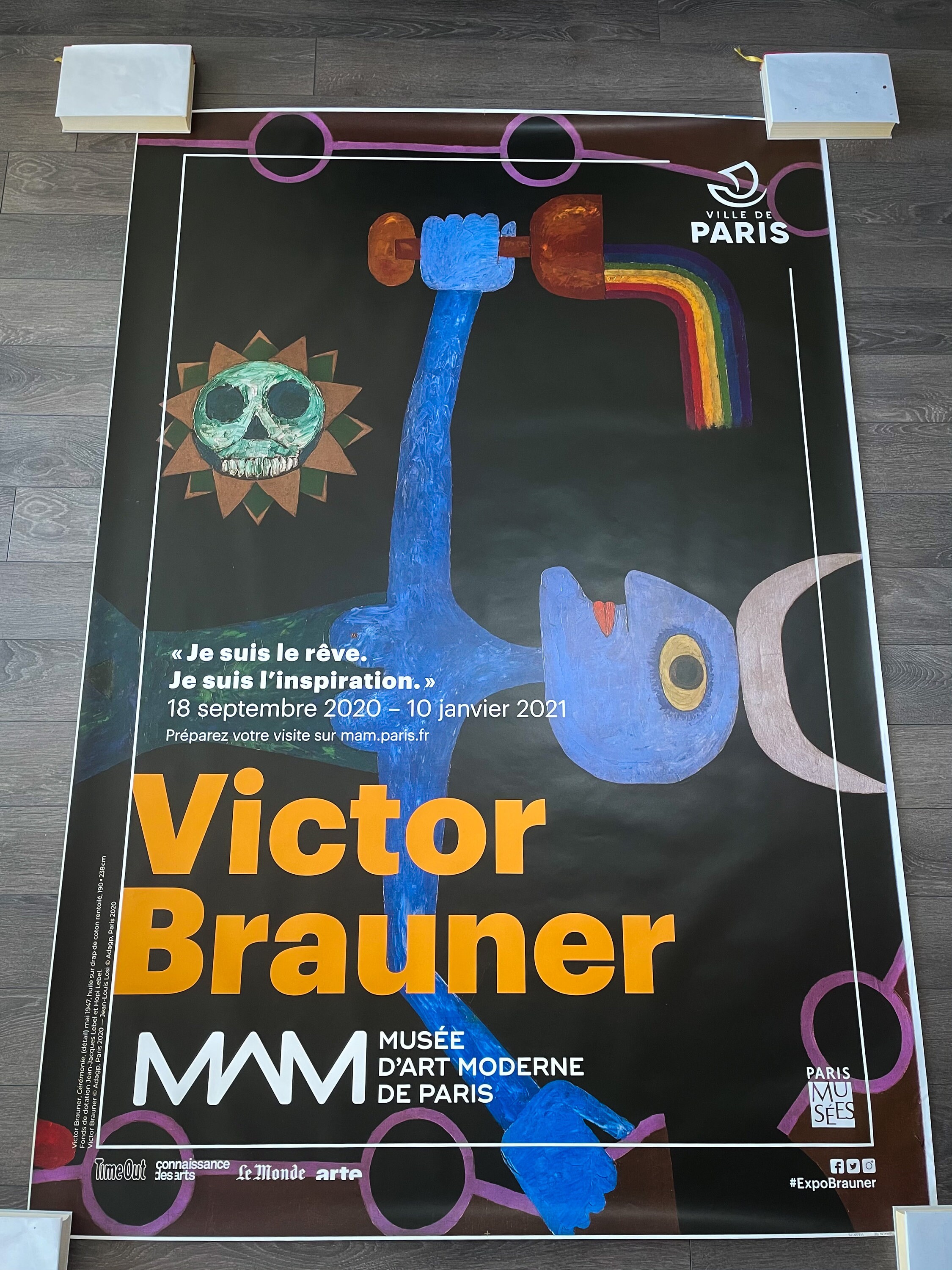 Original Exhibition Victor Brauner Poster 2020 4x6ft - Etsy Canada