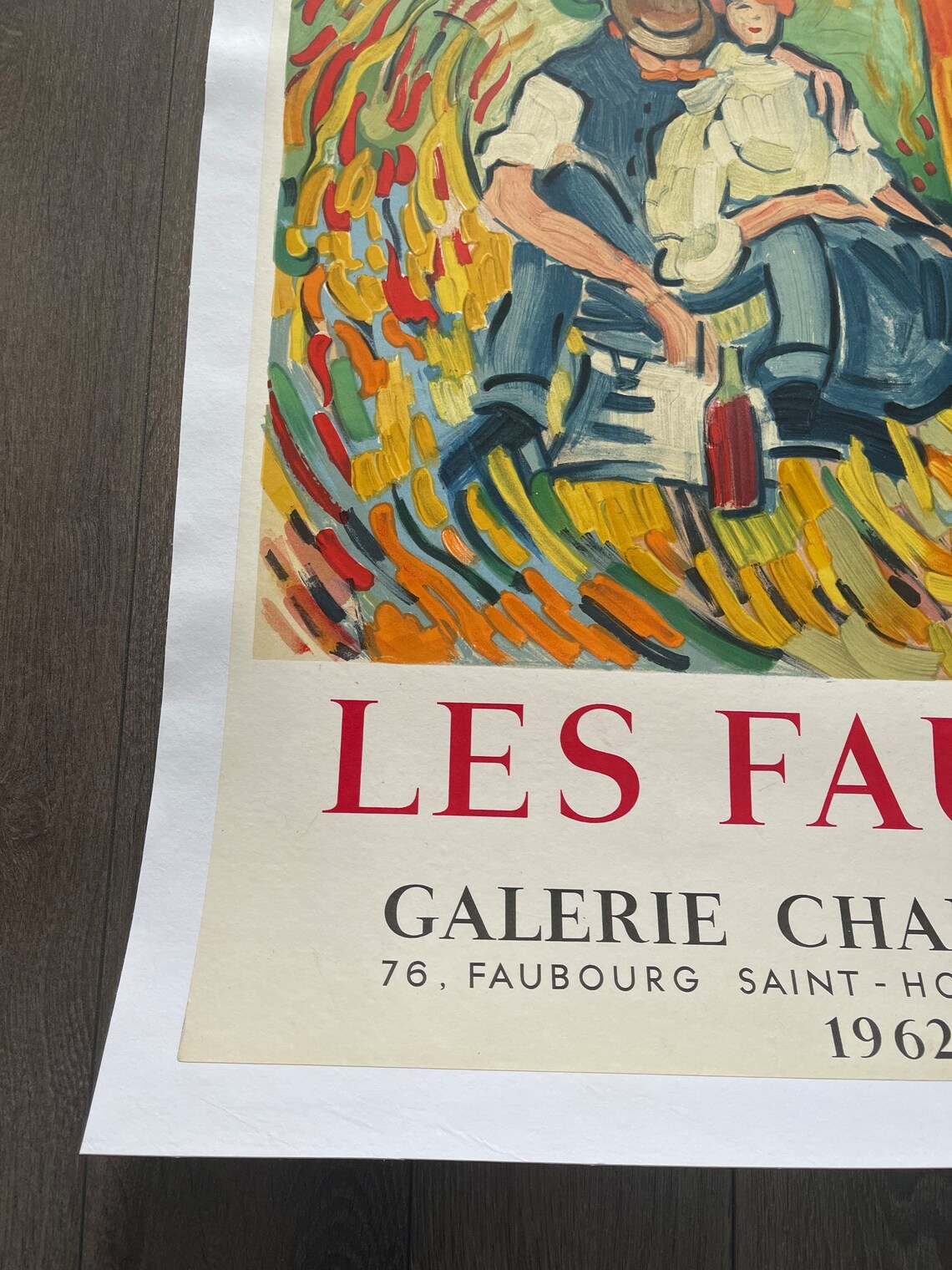 Original Lithographic Poster Les Fauves Galerie Charpentier 1962 ...