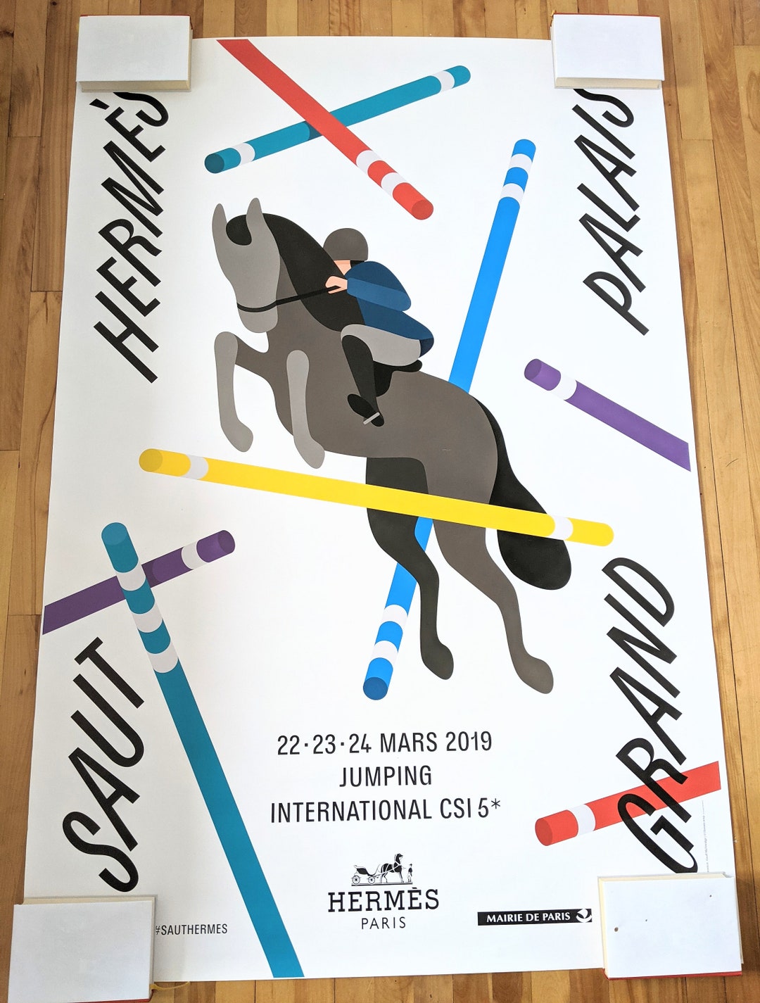 Original Saut Hermès Poster 2019 Paris Big Size - Etsy
