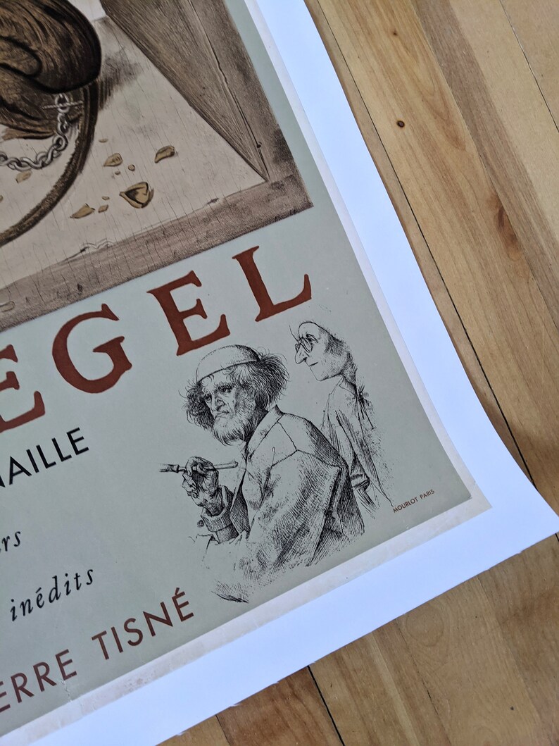 Original Poster Brvegel by Robert Genaille 1954 Mourlot - Etsy