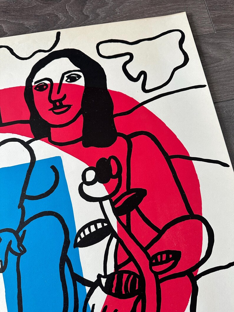 Original Fernand Leger Poster, Musée De Lyon - 1955 - Etsy