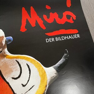 Original Exhibition Poster Miro 1987 - Etsy