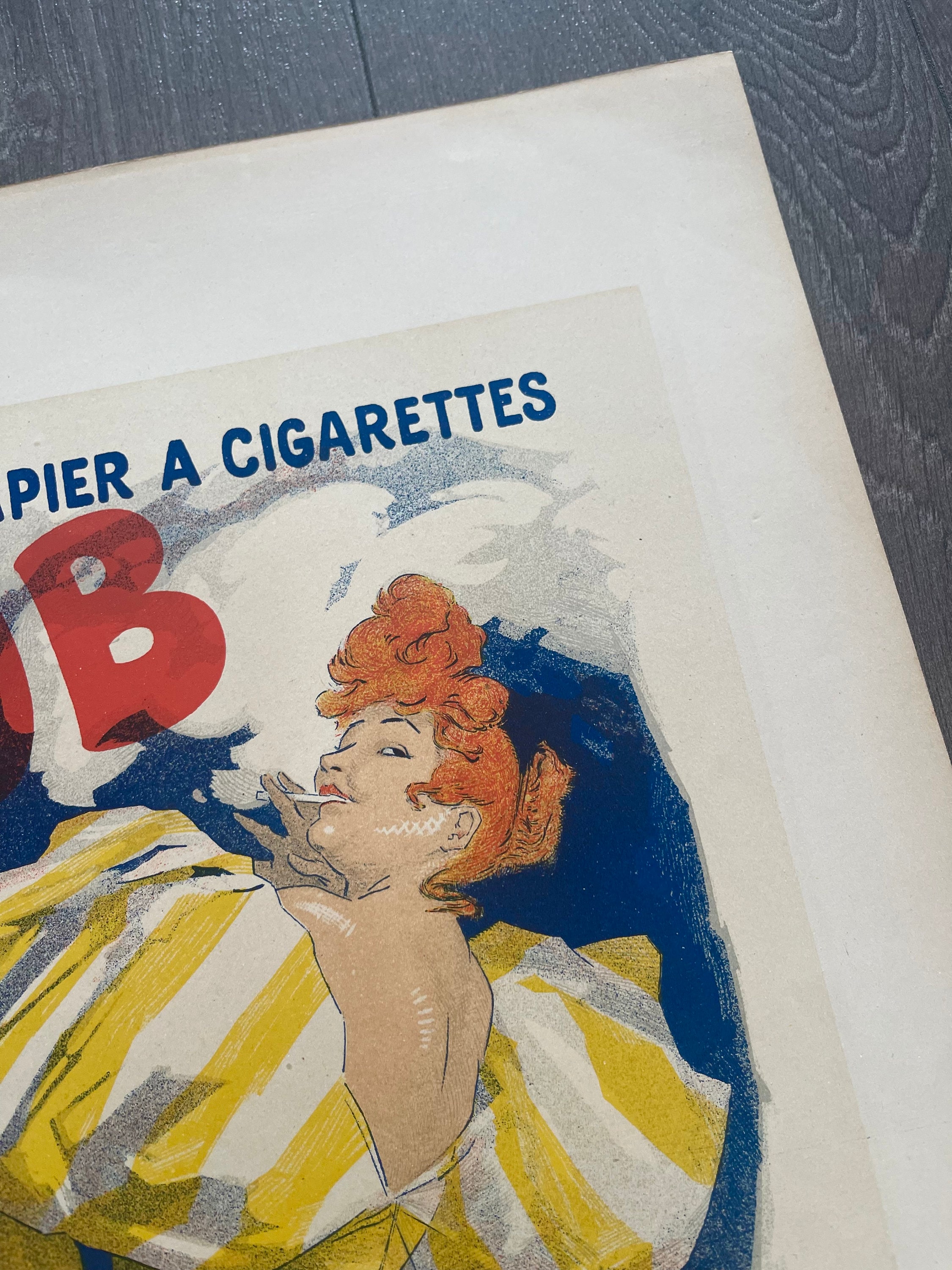 Job "papie à Cigarettes", Cheret Paris 1896 - Plate 1 - Maitres De L ...