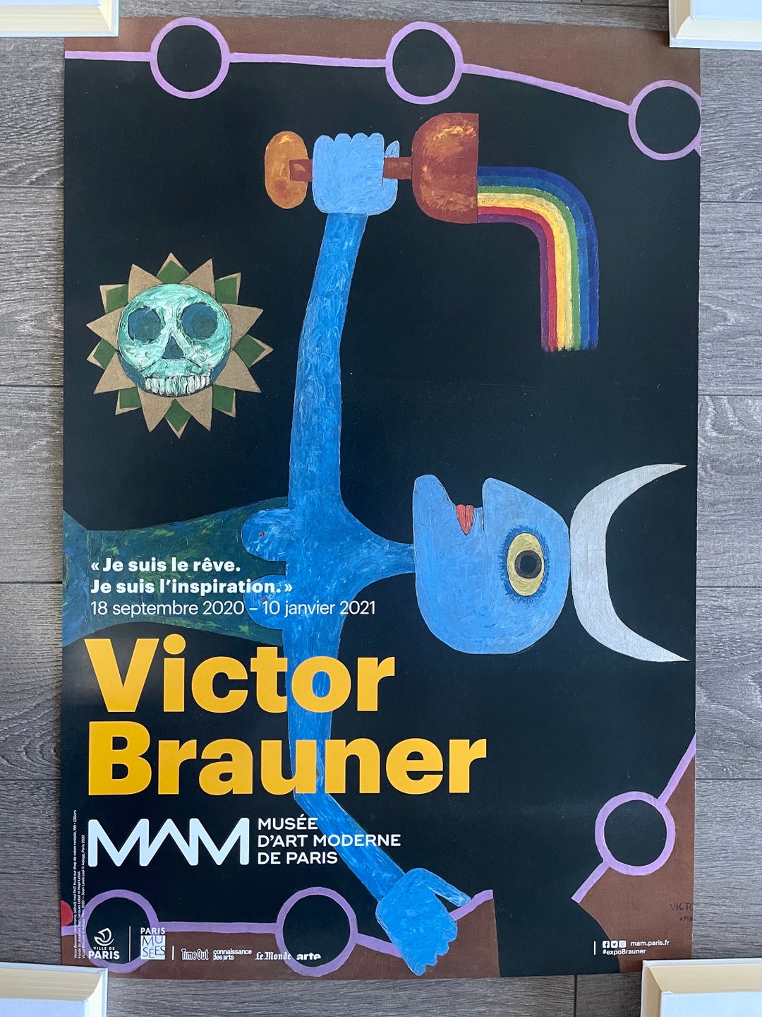 Original Victor Brauner Poster 2020, Paris - Etsy