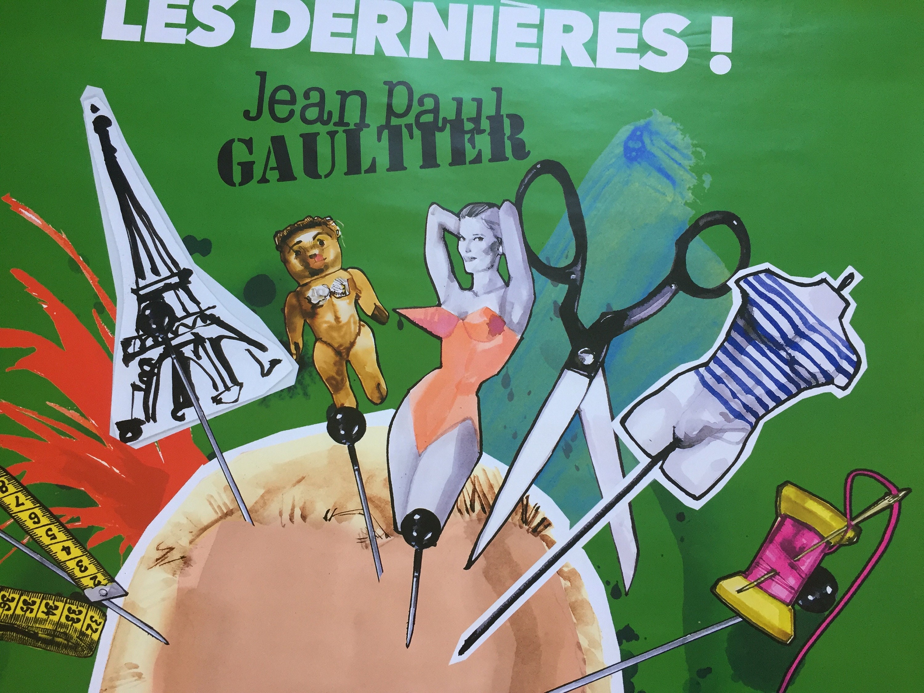 Original Poster Jean Paul Gaultier Fashion Freak Show Folies Bergere ...