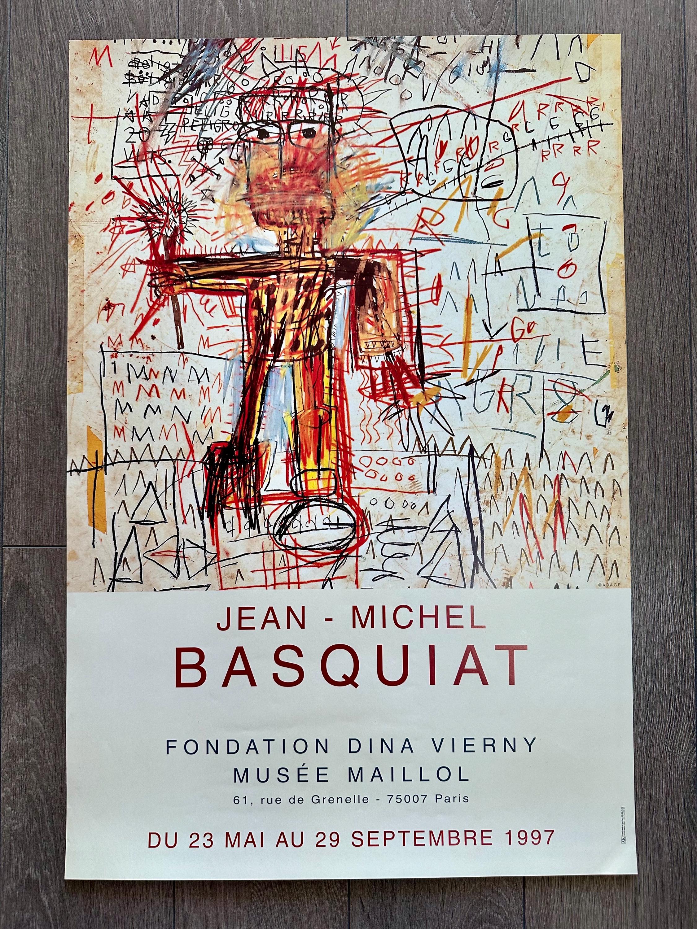 Original Jean-michel Basquiat Poster, 1997 "small Size" - Etsy
