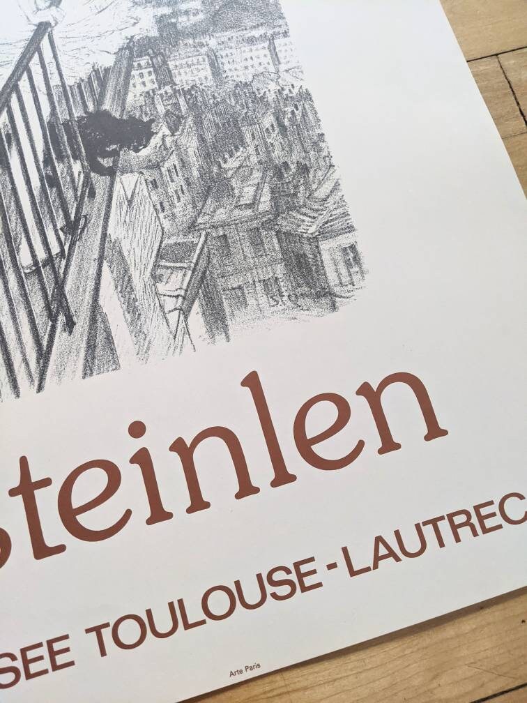 Original Exhibition Poster Steinlen Musée Toulouse Lautrec 1971 - Etsy