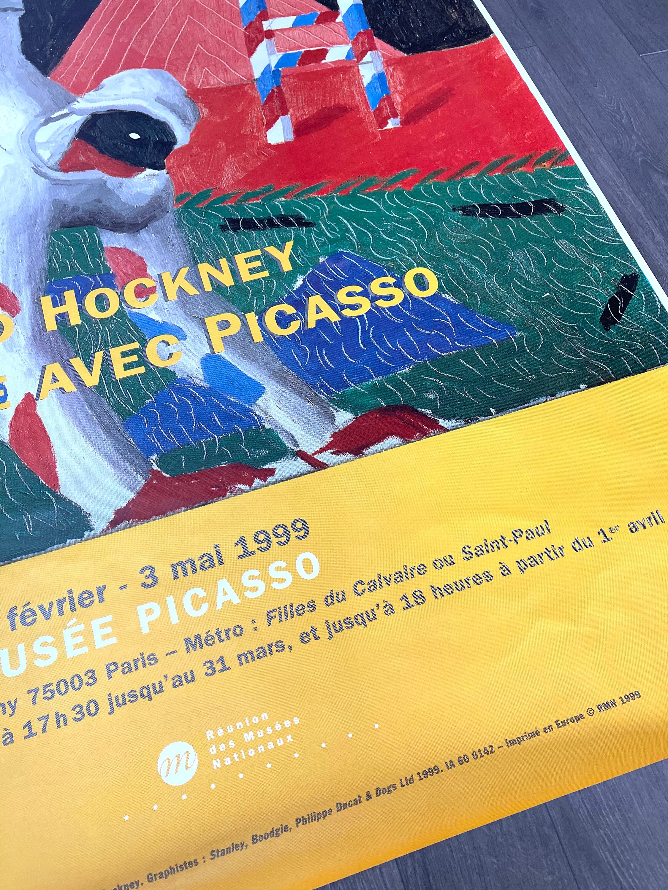 Póster original de David Hockney Musée Picasso, 1999 - Etsy España