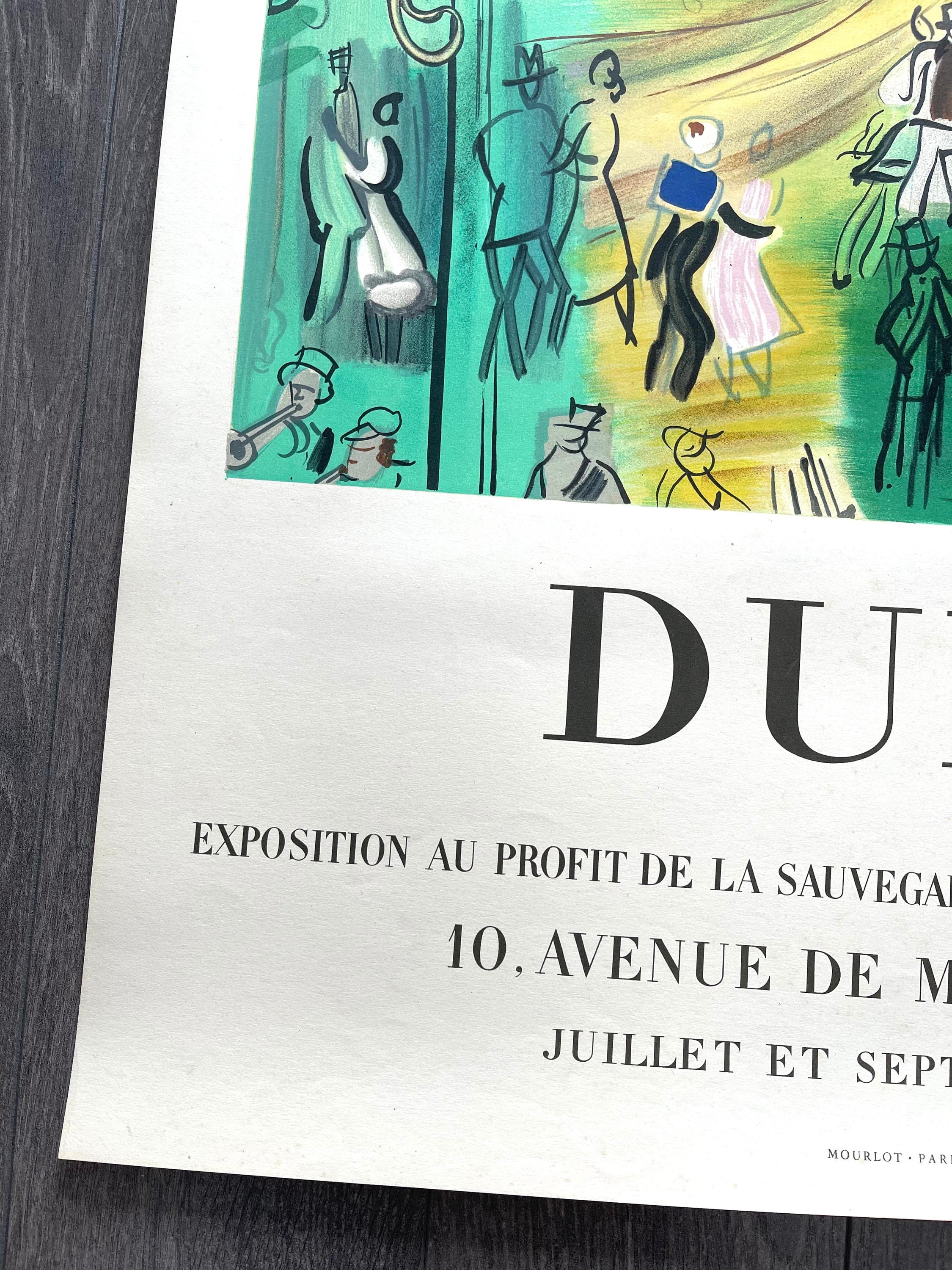 Original Exhibition Poster Raoul Dufy 1953 Mourlot - Etsy