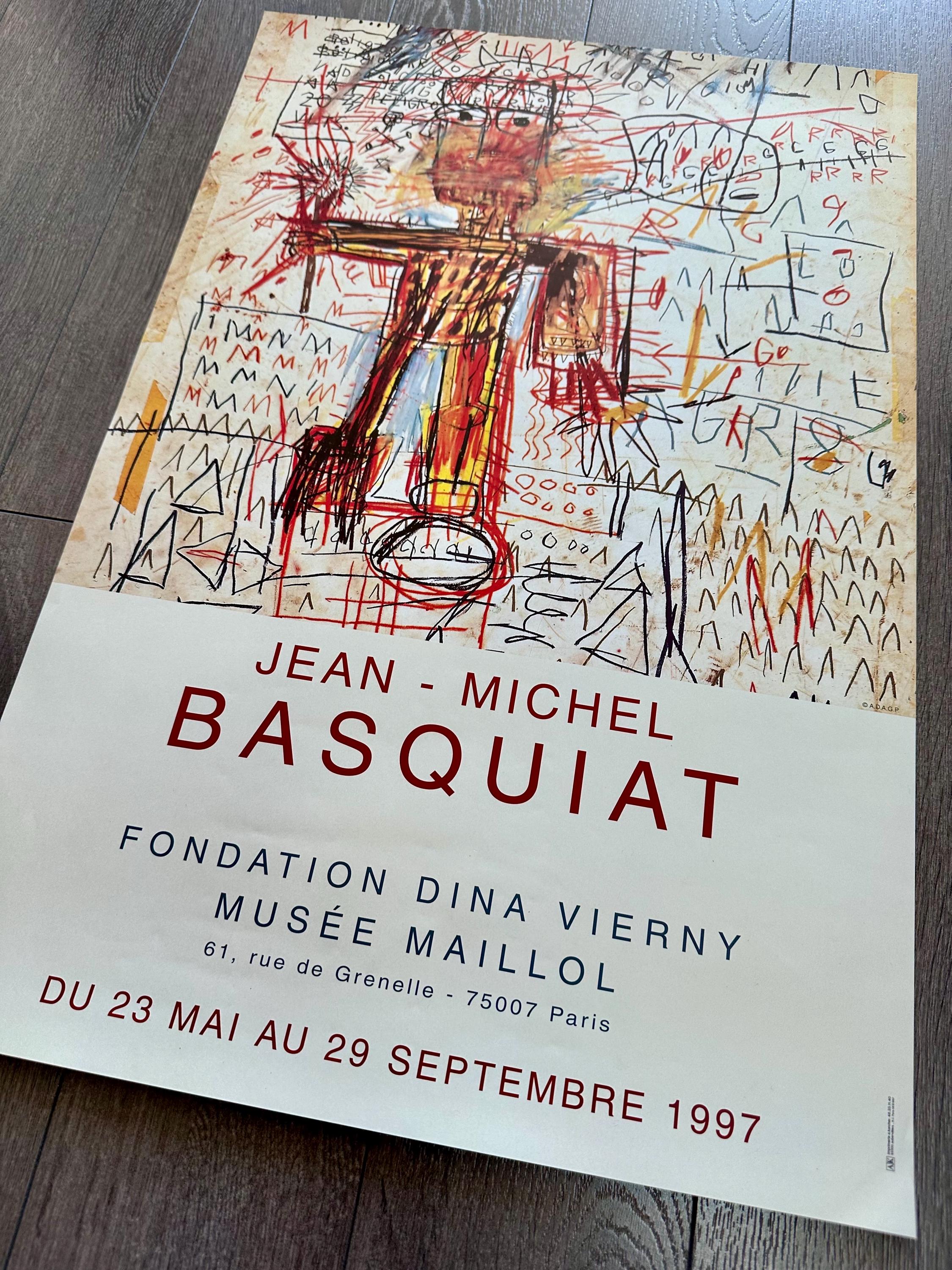 Original Jean-michel Basquiat Poster, 1997 "small Size" - Etsy