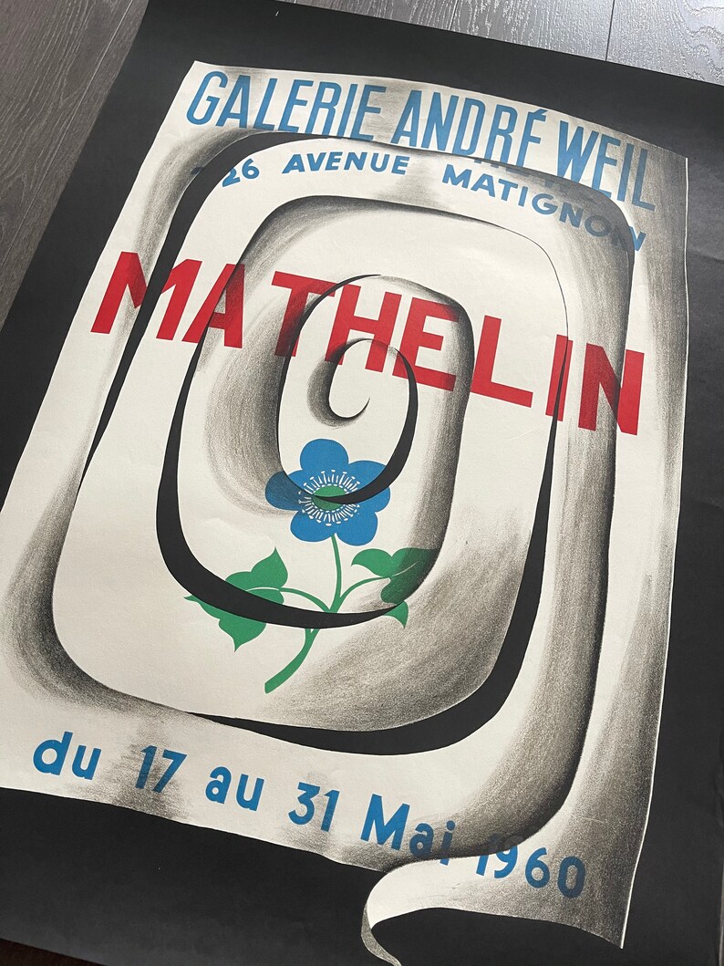 Original Poster by Lucien Mathelin 1960 Lithography | Etsy