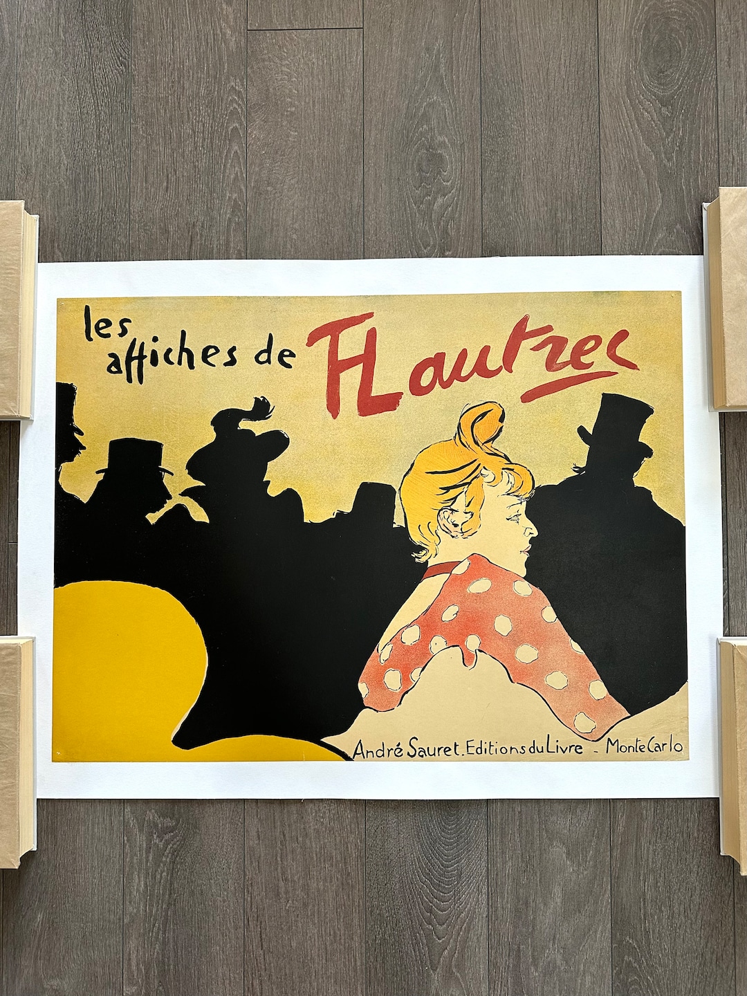 Original Toulouse Lautrec Poster "to Promote the First Edition Andre ...