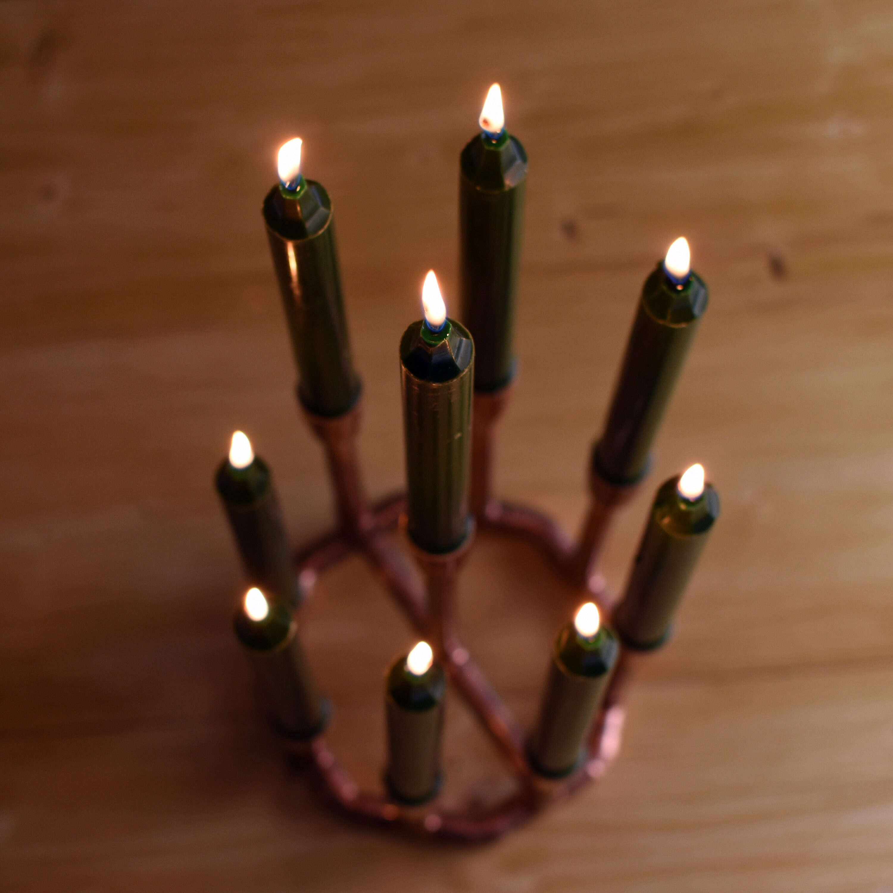 Copper Candelabrum 9 Arm Candelabra Candle Stick Holder | Etsy